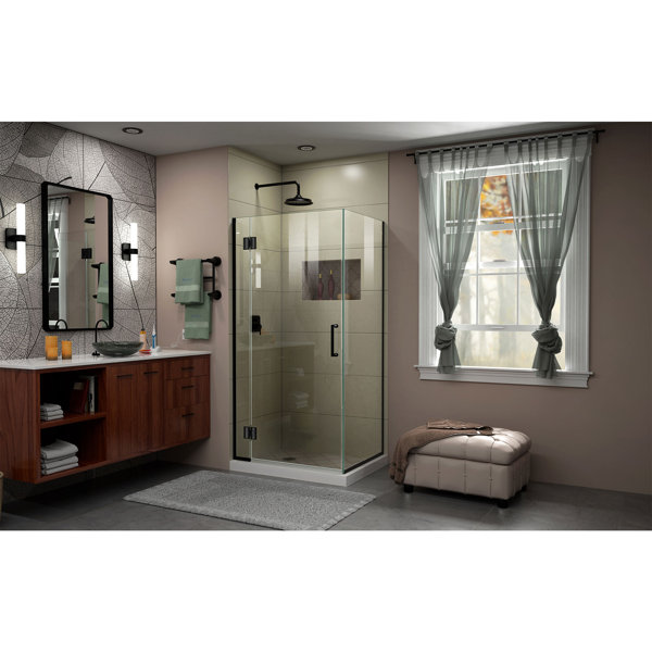 DreamLine Unidoor-X 30.38" W x 30" D x 72" H Frameless Rectangle Shower Enclosure & Reviews ...